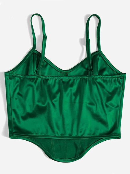 Satin Crop Top – Moline
